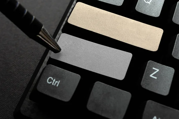 Computer Keyboard And Symbol.Information Medium For Communication ...