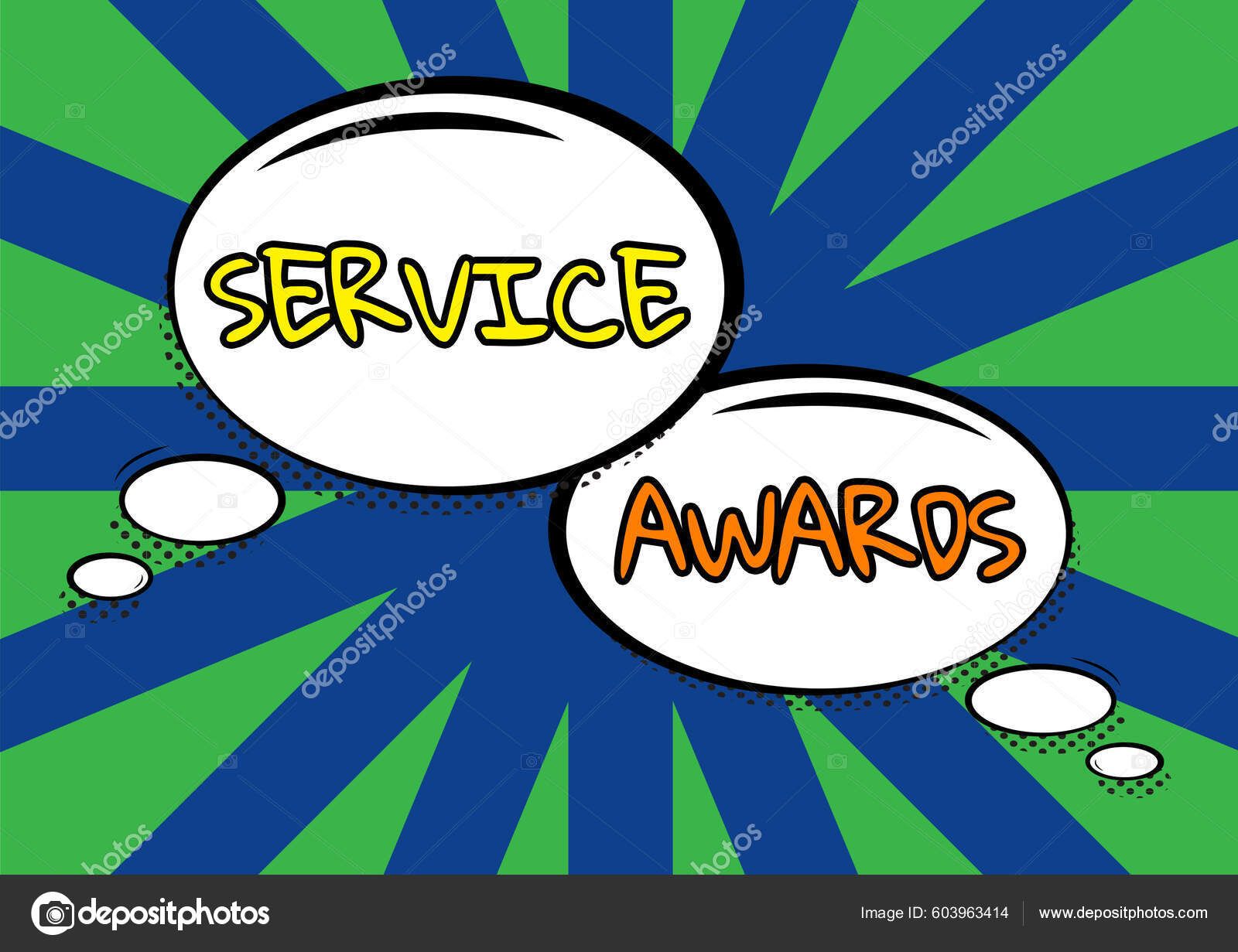 Conceptual Display Service Awardsrecognizing Employee His Her Longevity ...