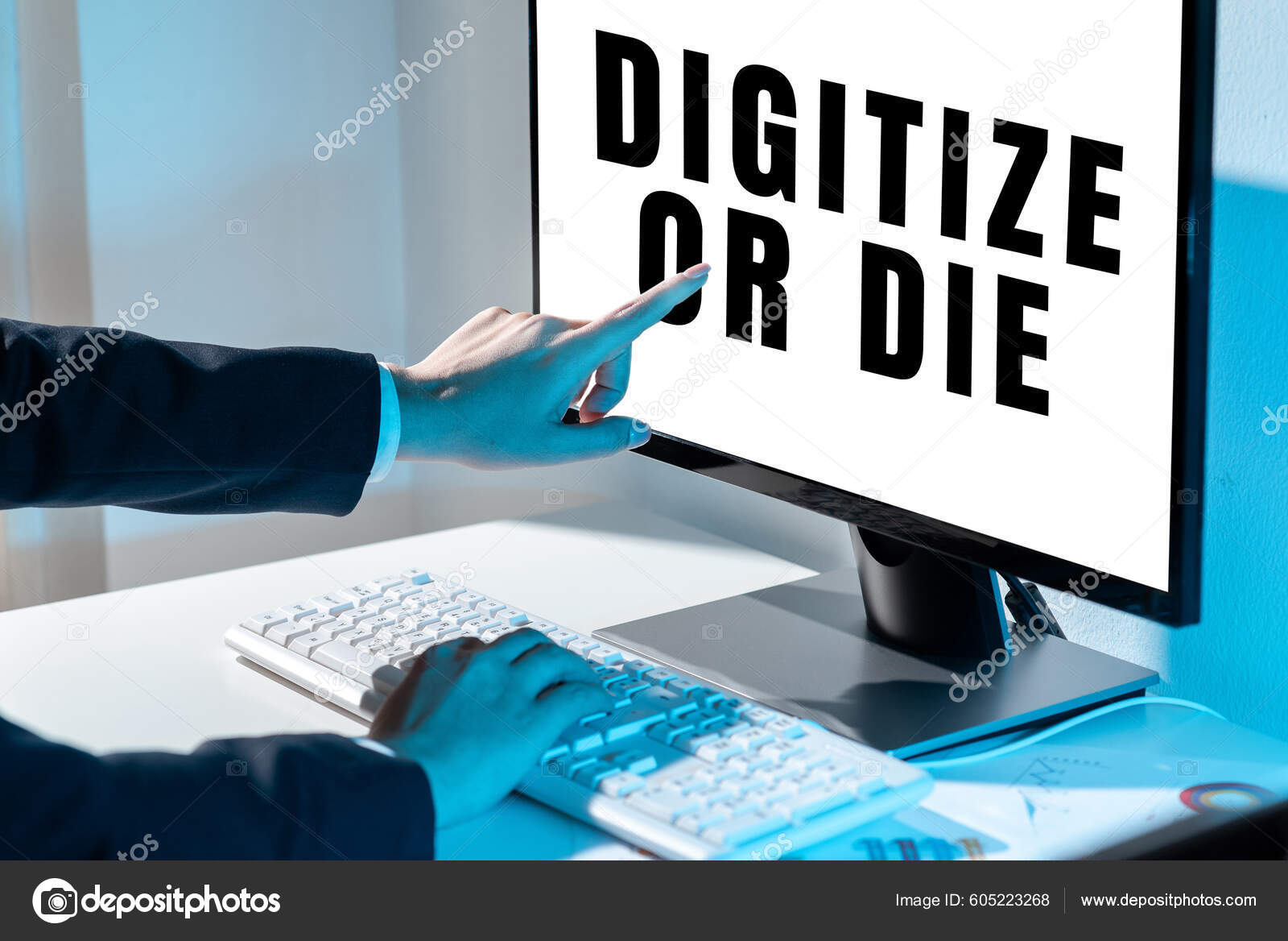 Sign Displaying Digitize Die Business Showcase Embrace Digital ... Sign Displaying Digitize Die Business Showcase Embrace Digital ...