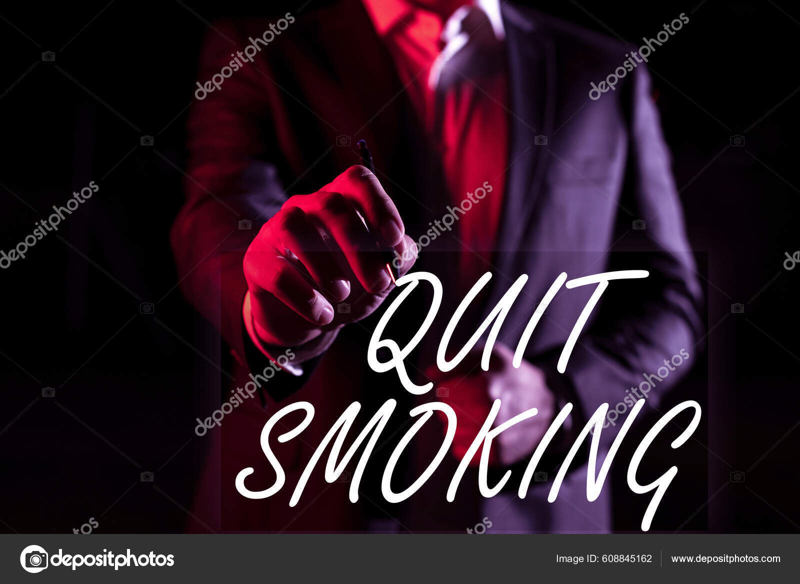 Text Showing Inspiration Quit Smoking Concept Meaning Discontinuing ... Text Showing Inspiration Quit Smoking Concept Meaning Discontinuing ...