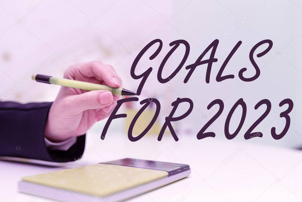 Visualización conceptual Metas Para 2023Las siguientes cosas que desea ...