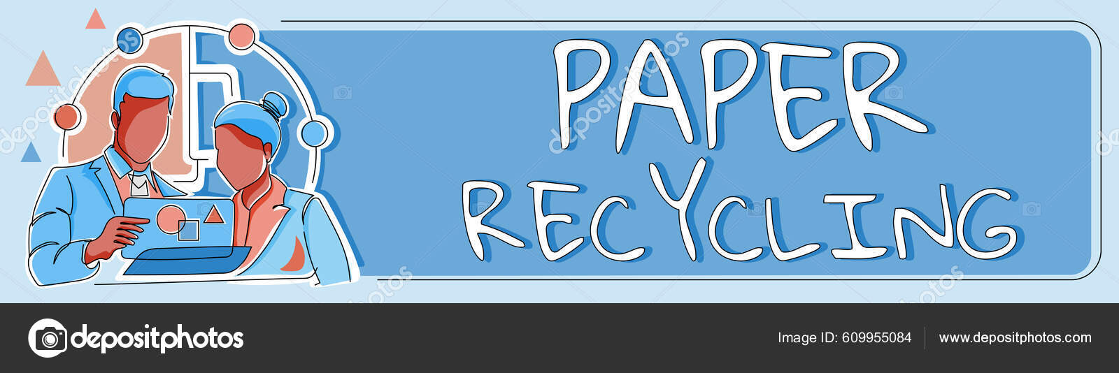 Writing Displaying Text Paper Recyclingusing Waste Papers New Way ...