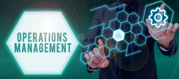 Writing displaying text Operations Management, Word Written on ensure ...