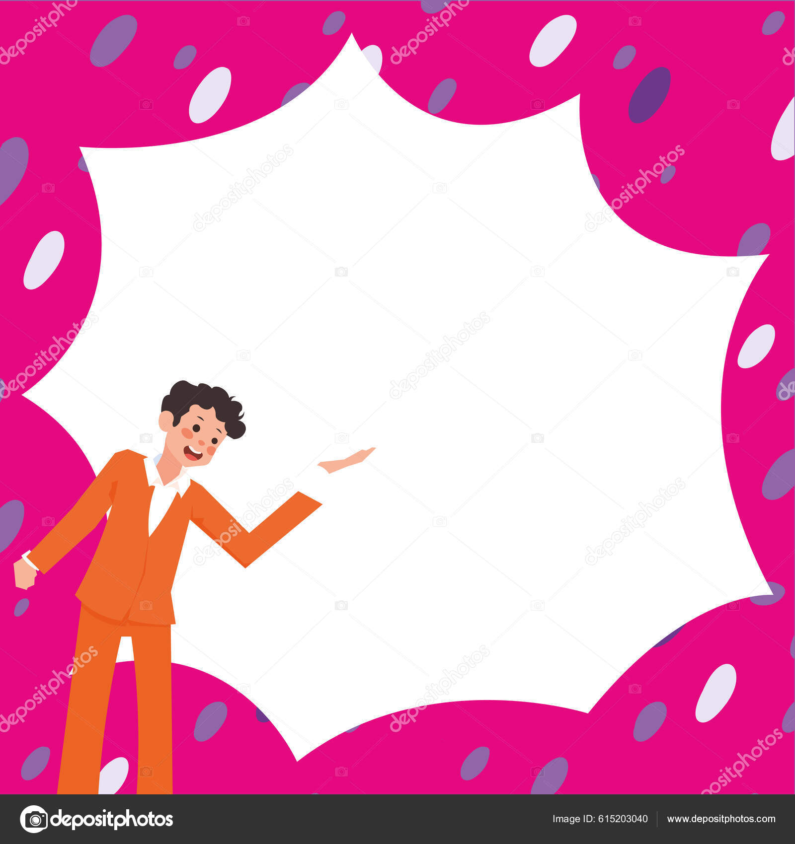 Instructor Dibujo Apuntando Pizarra Pizarra Mientras Sostiene Copa ...