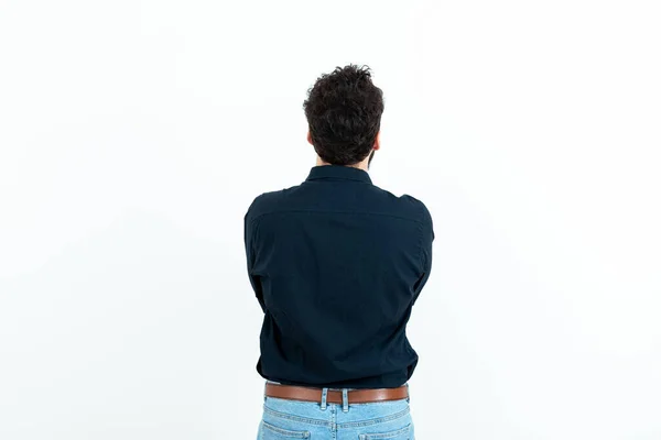 Person Facing Away From Camera