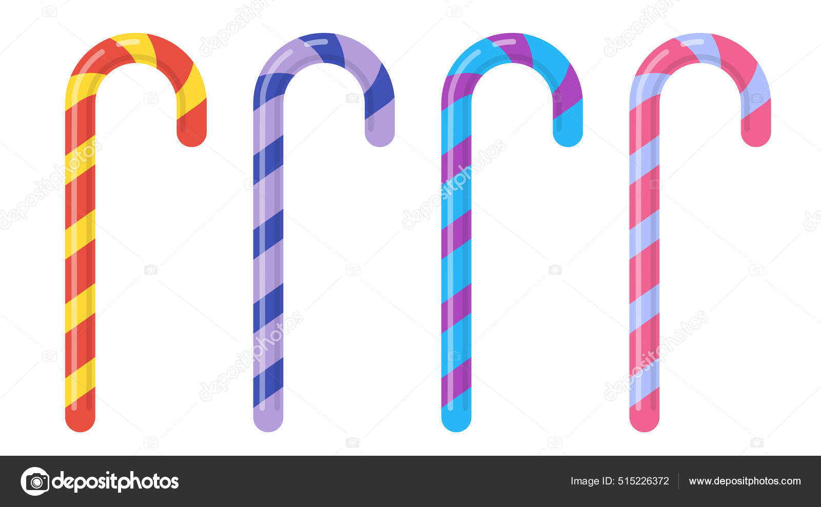 Colorful Candy Canes