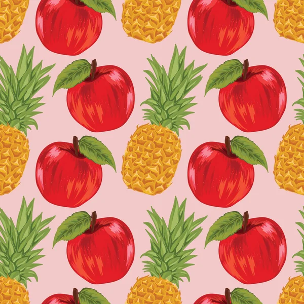 Hand Draw Fruits Seamless Background Pattern Stock Vector by ©koontmwc ...