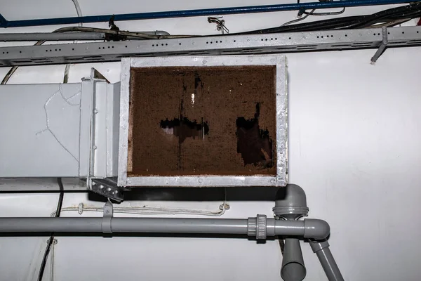 Ventilation Grille Clogged Dust — Stock Photo © remgor #548243316