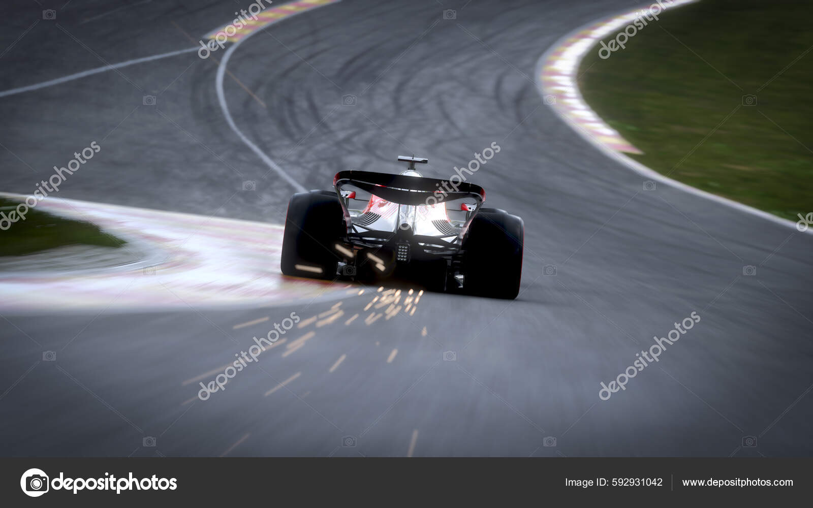 Racing Car Running Track — Stock Editorial Photo © miglagoa79@gmail.com ...