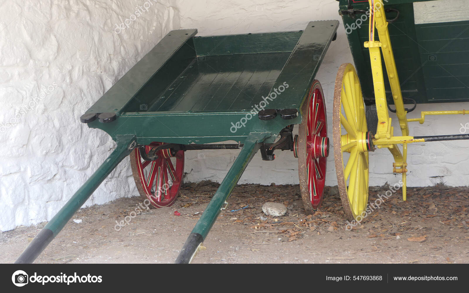 Horse Drawn Farming Equipment Hay Rake Used Raking Hay Grass — Stock ...