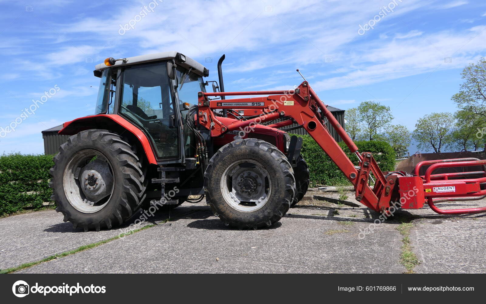 Massey Ferguson 4255 Front Loader Farm Ireland June 2020 – Stock ...