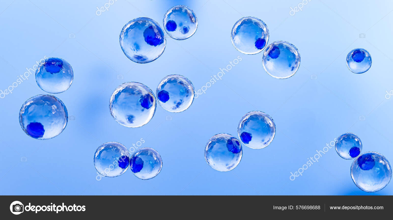 Blue Cell Division Cell Connection Microbiological Process Reproduction ...