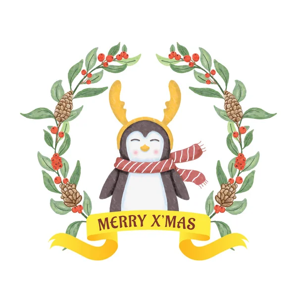 100,000 Merry christmas penguins Vector Images | Depositphotos