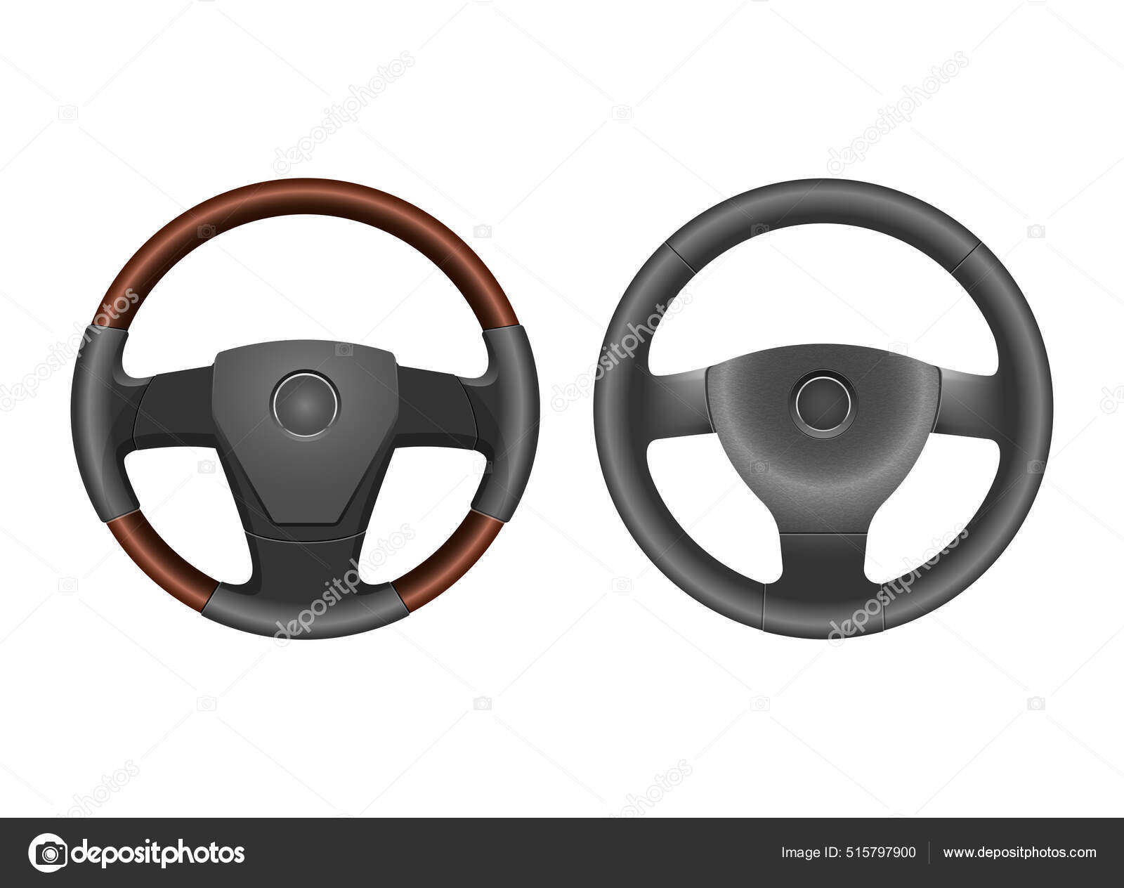 Steering Wheel Vector Design Illustration Isolated White Background ...