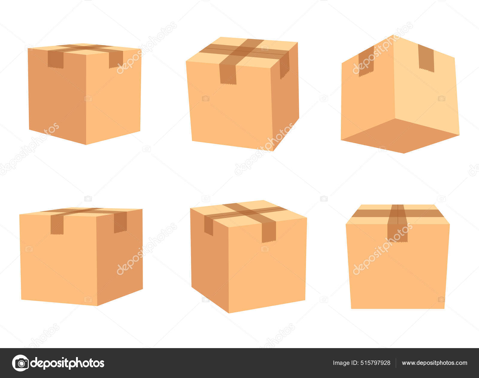 Storage Box Vector Design Illustration Isolated White Background Stock ...