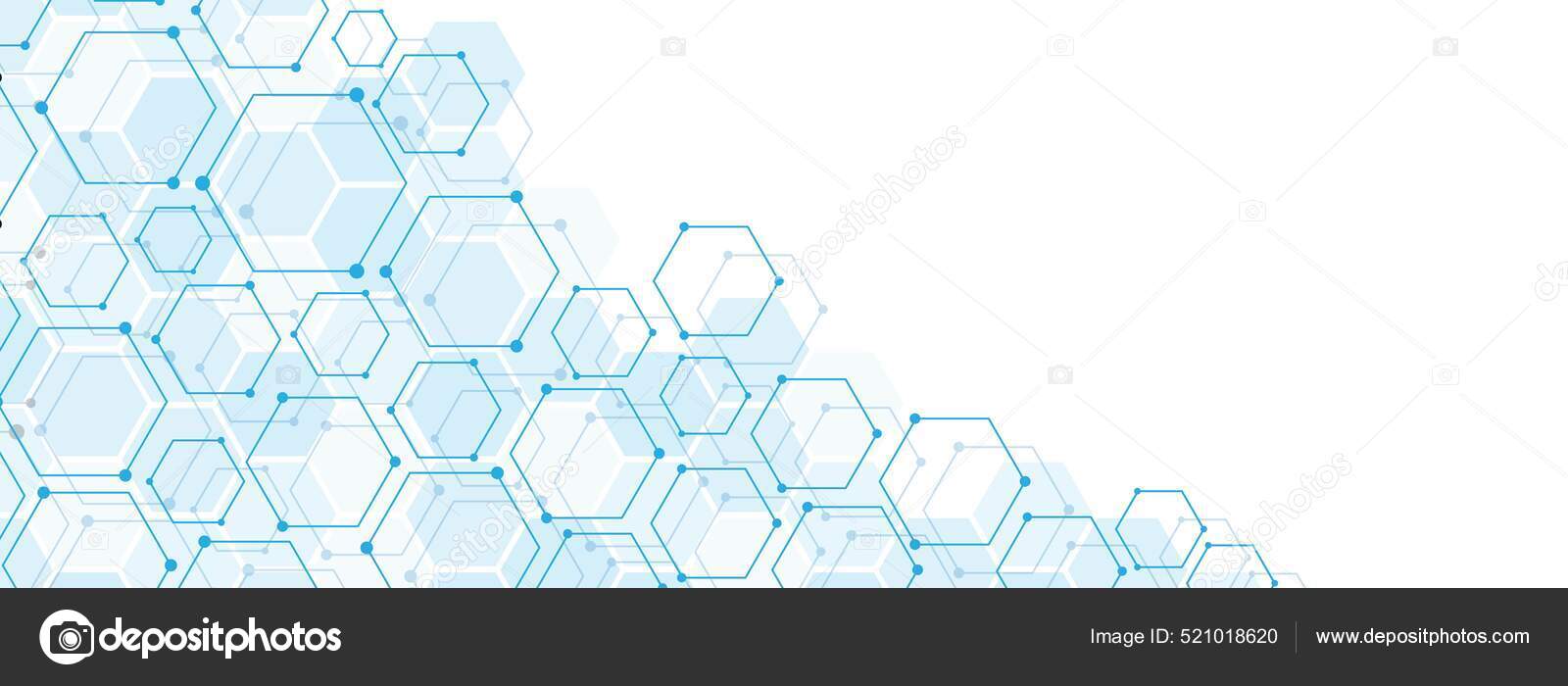 Vector Background Technology Poster Design Geometric Shapes Honeycombs ...