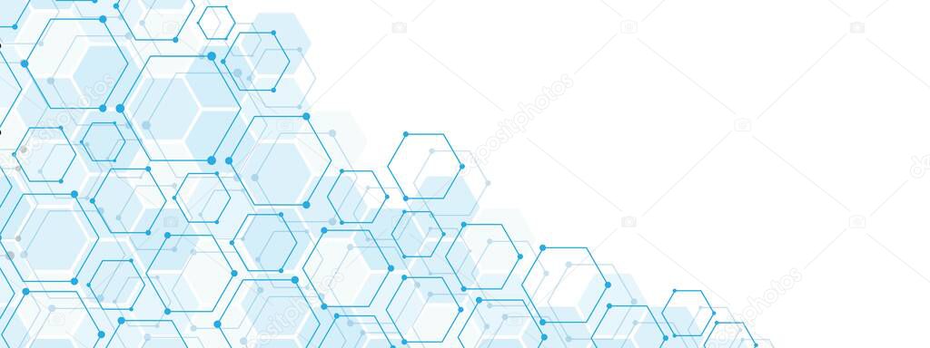 Tecnolog a de fondo vectorial. Dise o de p ster con formas geom tricas, panales. Textura con l ...