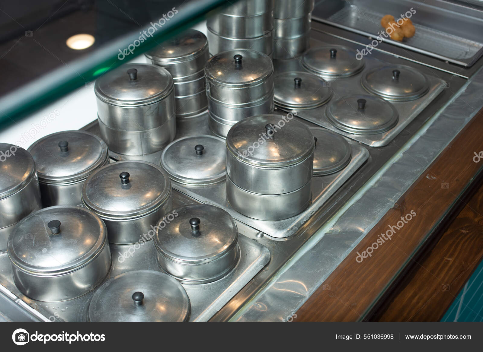 View Table Display Full Dim Sum Products Stacks Local Chinese — Stock ...