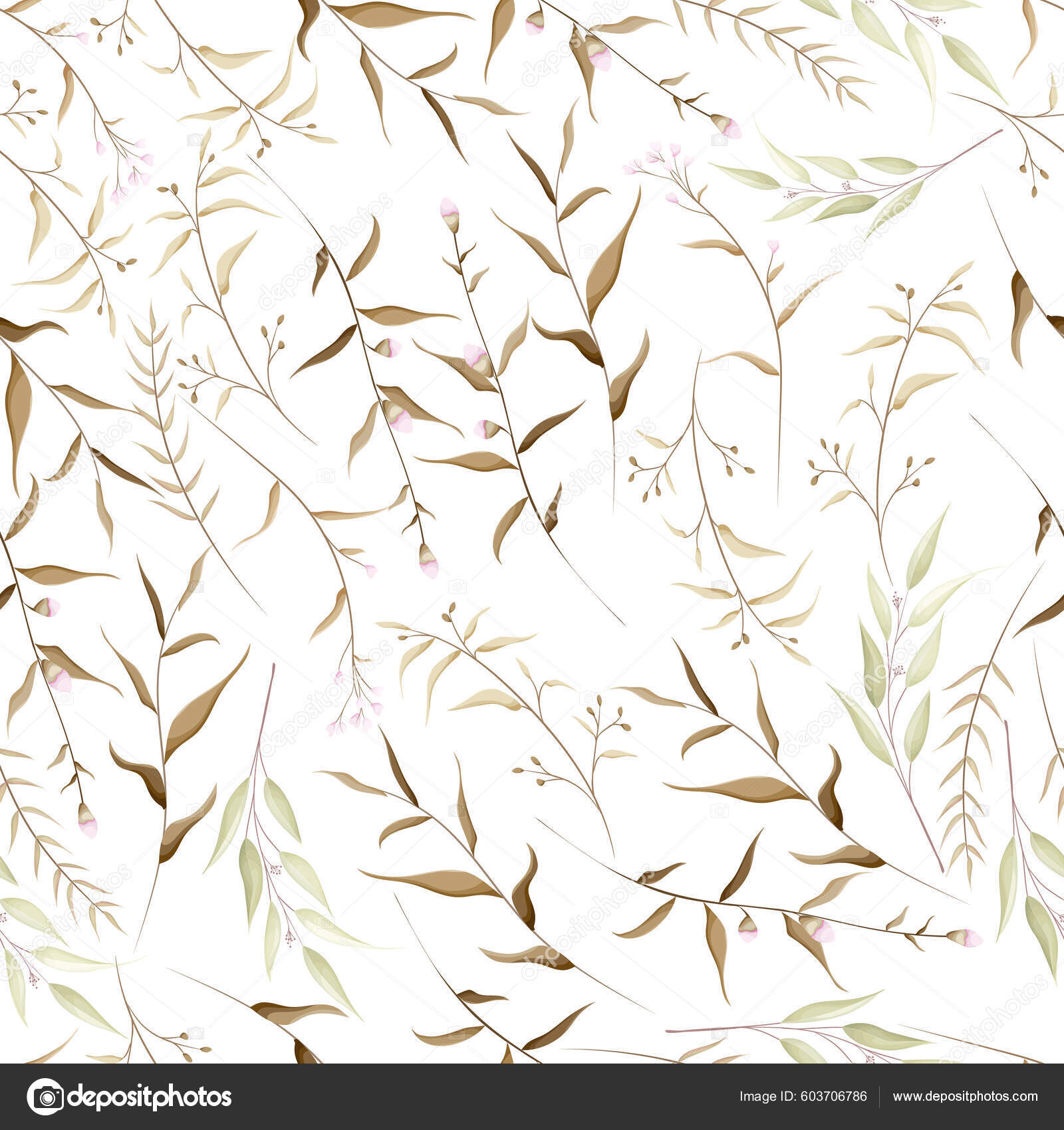 Beautiful Small Floral Seamless Pattern Stock Vector by ...