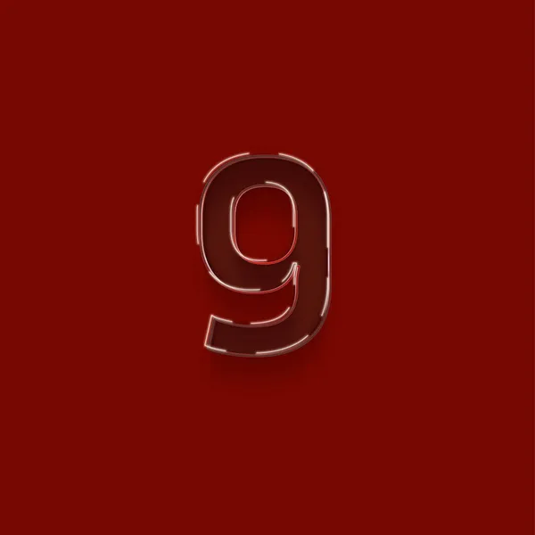 Número ocho en rojo fotos de stock, imágenes de Número ocho en rojo sin ...