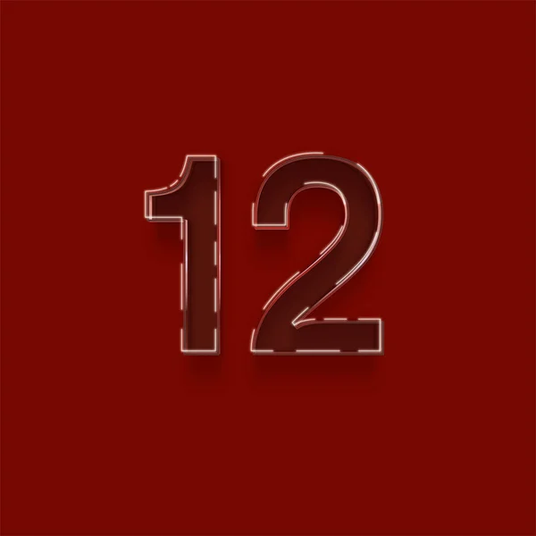 Red Number 12