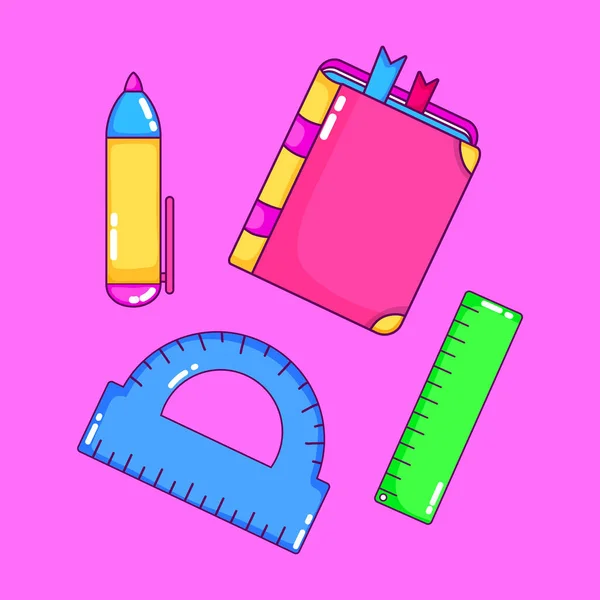 15,076,720 Utiles escolares animados Vector Images | Depositphotos