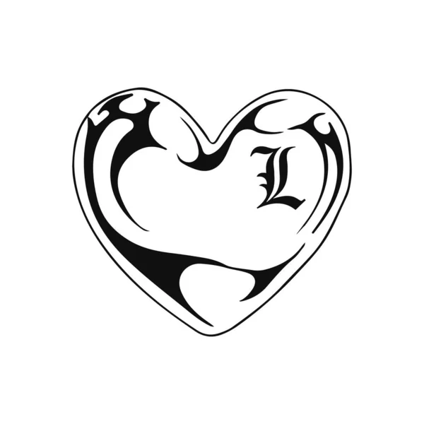 Drawings Of Simple Heart Tattoos