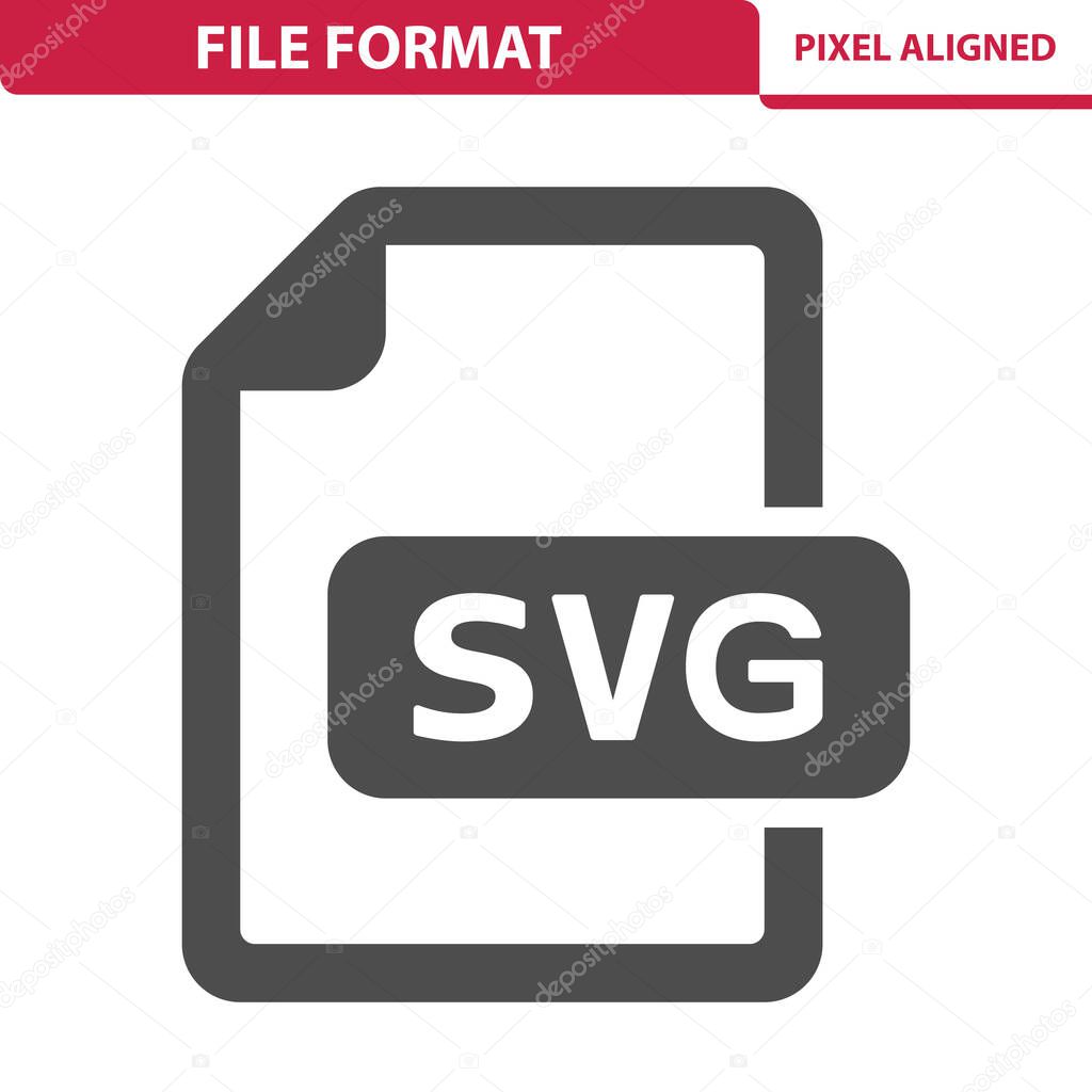 Icono de formato de archivo aislado en blanco, ilustraci n vectorial 2024