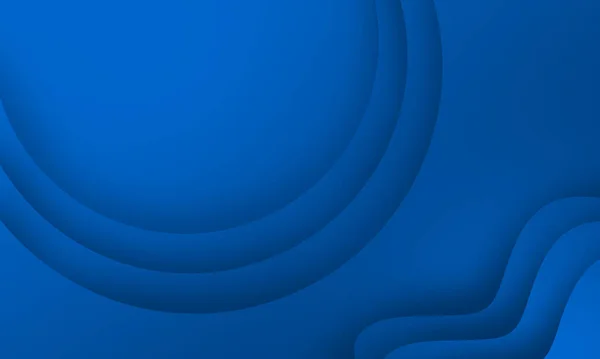 blue paper cut wave curve abstract background - Stock Image - Everypixel