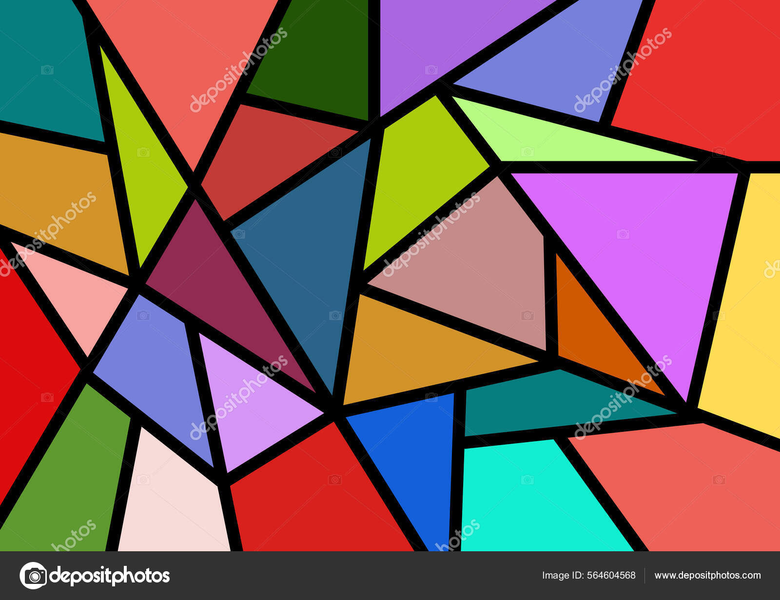Digital Framework Inspired Painting Expressionism Geometric ...
