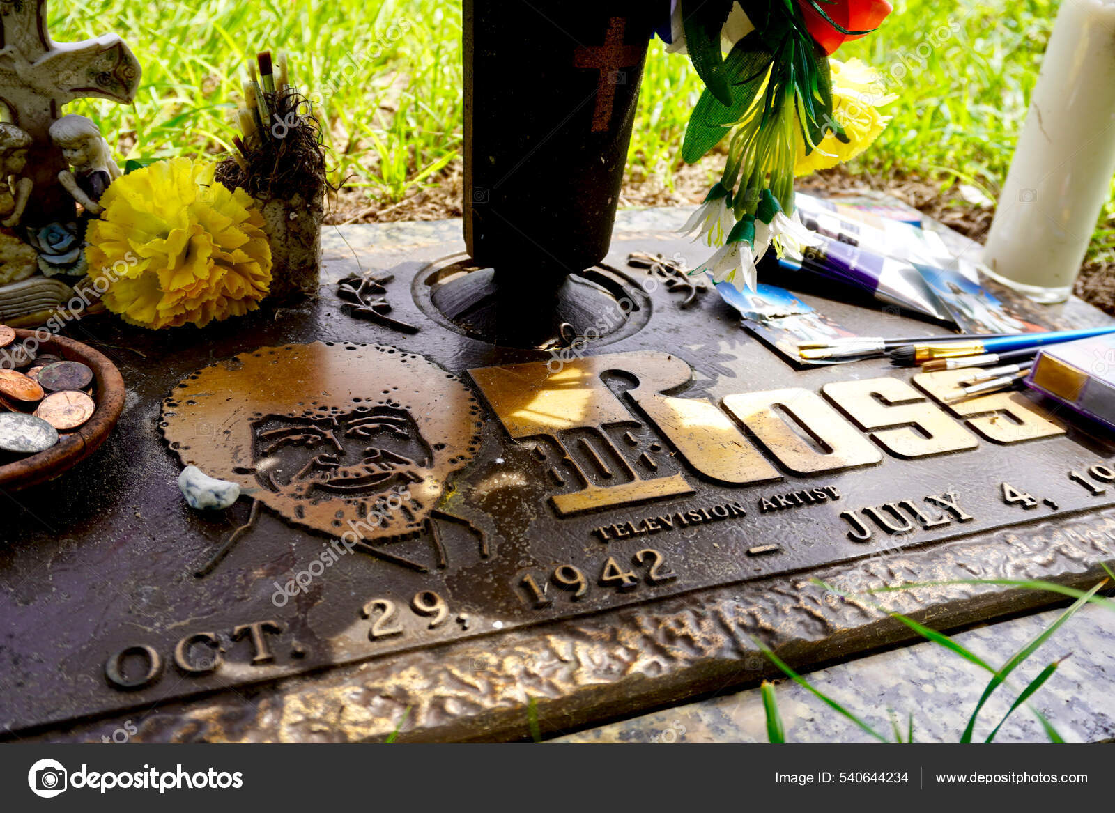Gotha Florida Grave Bob Ross Robert Norman Ross American Painter ...