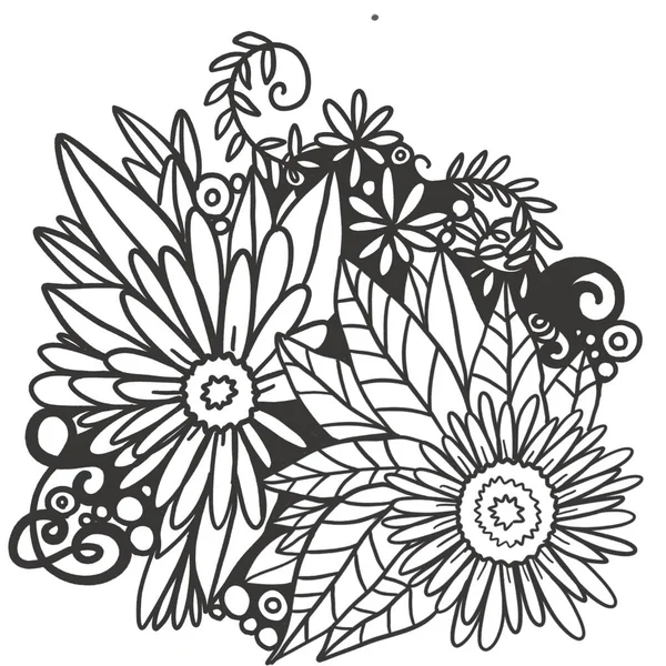 70s flower tattoo outline Stock Photos, Royalty Free 70s flower tattoo ...