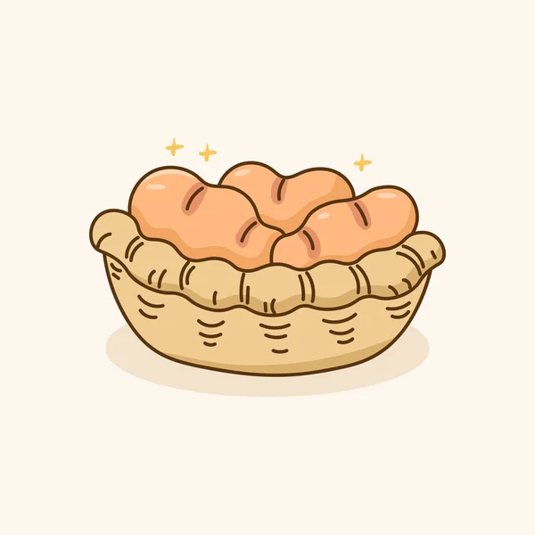 Pot pie cartoon imágenes de stock de arte vectorial | Depositphotos