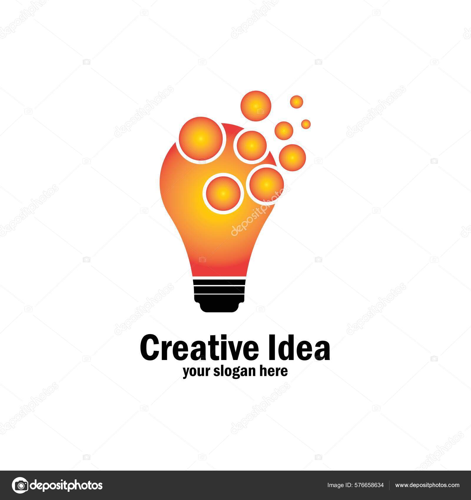 Tech Light Bulb Logo Designs Concept Creative Icon Symbol Technology ...