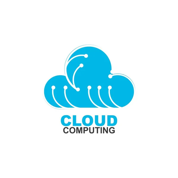 Cloud computing logo Stock vektory, Royalty Free Cloud computing logo ...