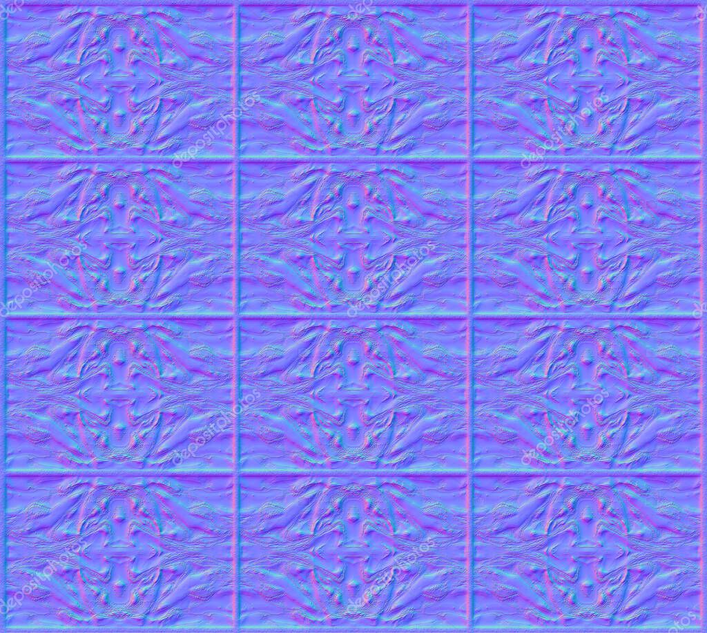 Textura normal del mapa, mapeo normal baldosas decorativas, de alta calidad 2024