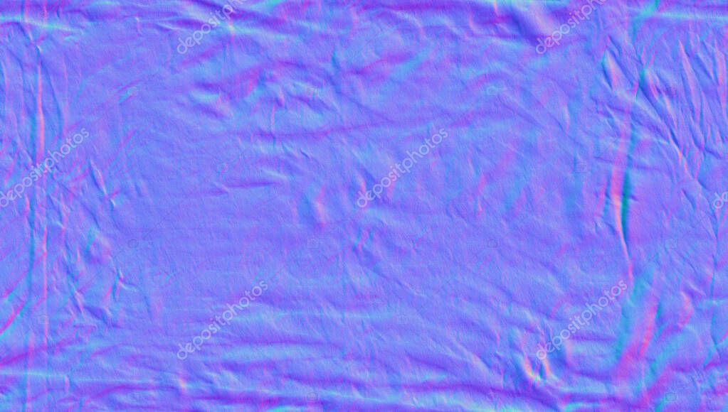 Mapa normal Tejido Textura arrugada. textura mapeo normal 2025