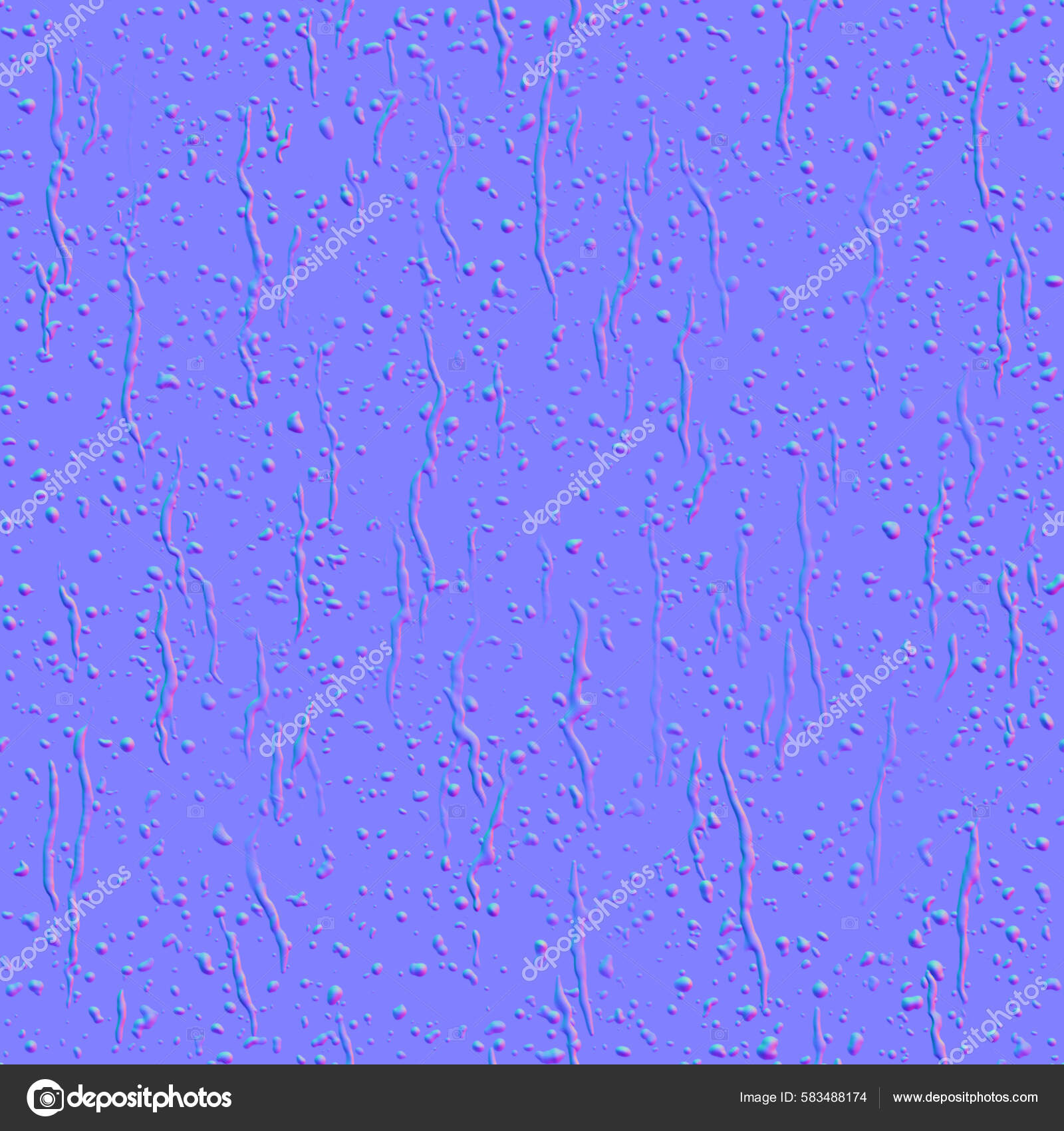 Normal Map Rain Drops Texture Normal Mapping — Stock Photo ...