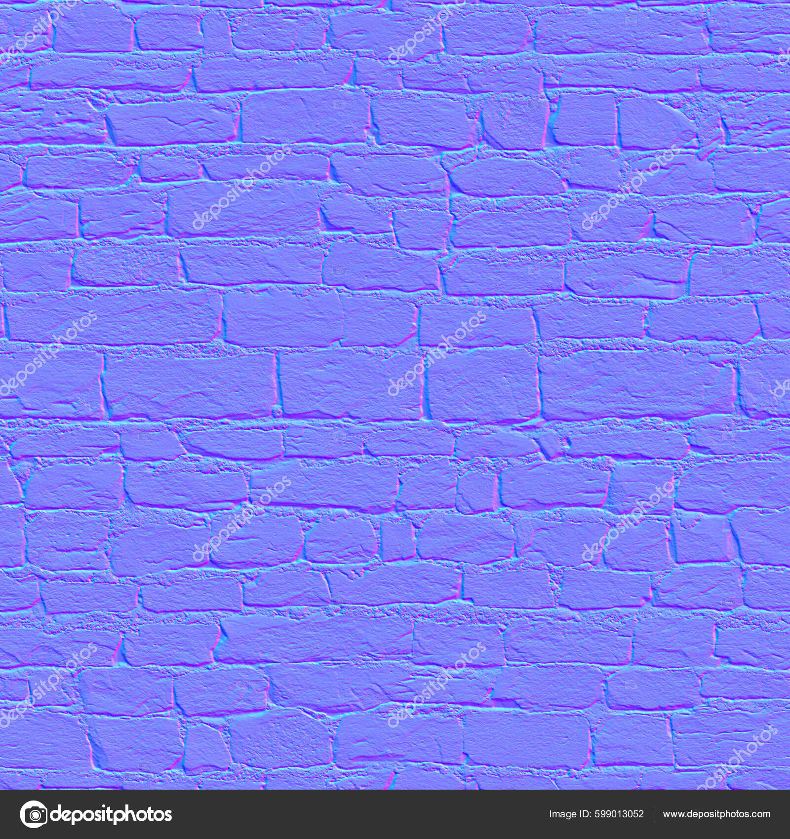 Normal Map Texture Bricks Texture Mapping Normal Stock Photo by ...