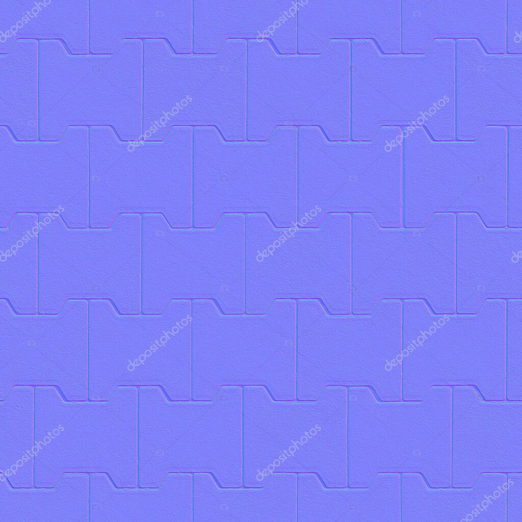 Normal map texture Bricks, texture mapping Normal 2023