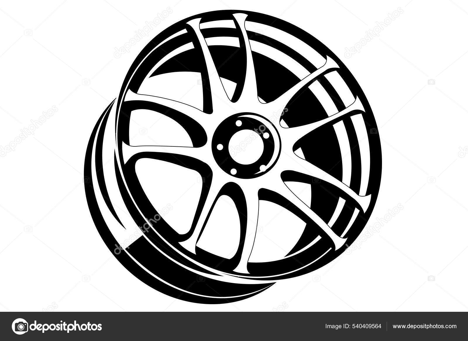 Alloy Wheel Vector Image Vector de stock #540409564 de ©champak0307 ...