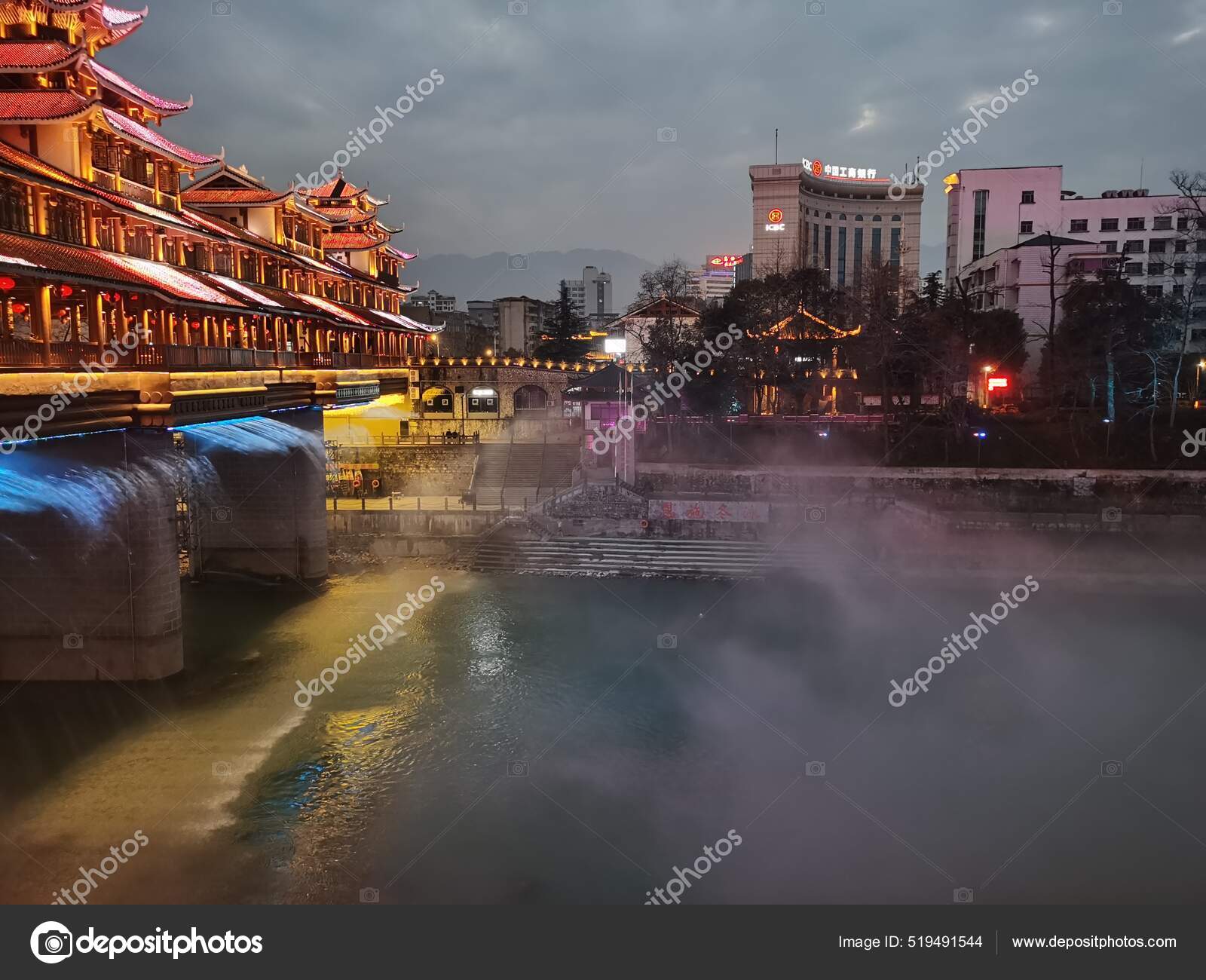 City Most Beautiful Building Night Stock Photo by ©Tuchong-Microstock5 ...