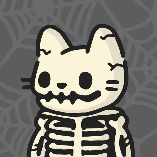 Cool Cats Nft Artwork Variant Blue Cat Fish Bowl Vector Stock Vector ...