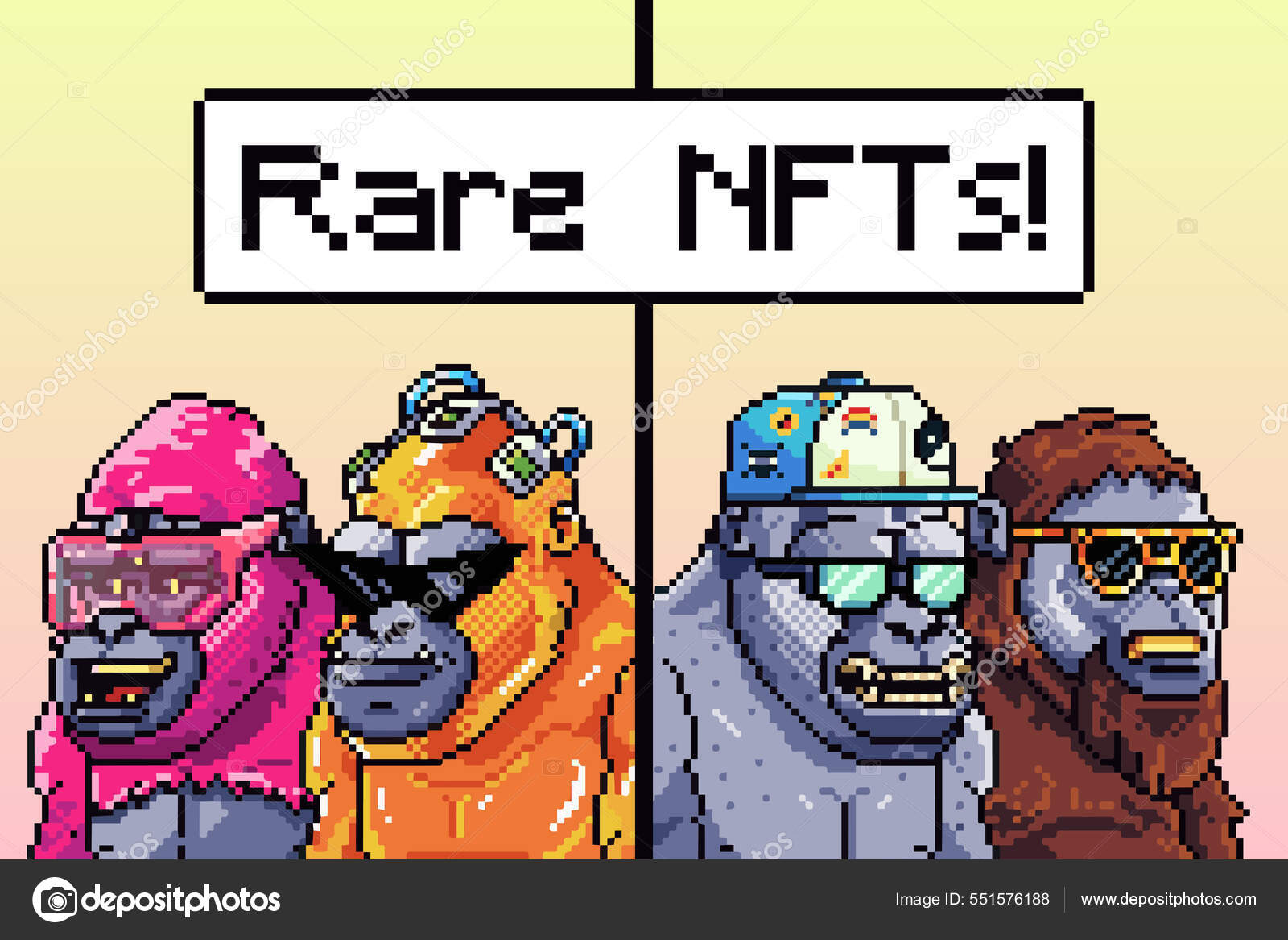 Rarity Pixel Art Template