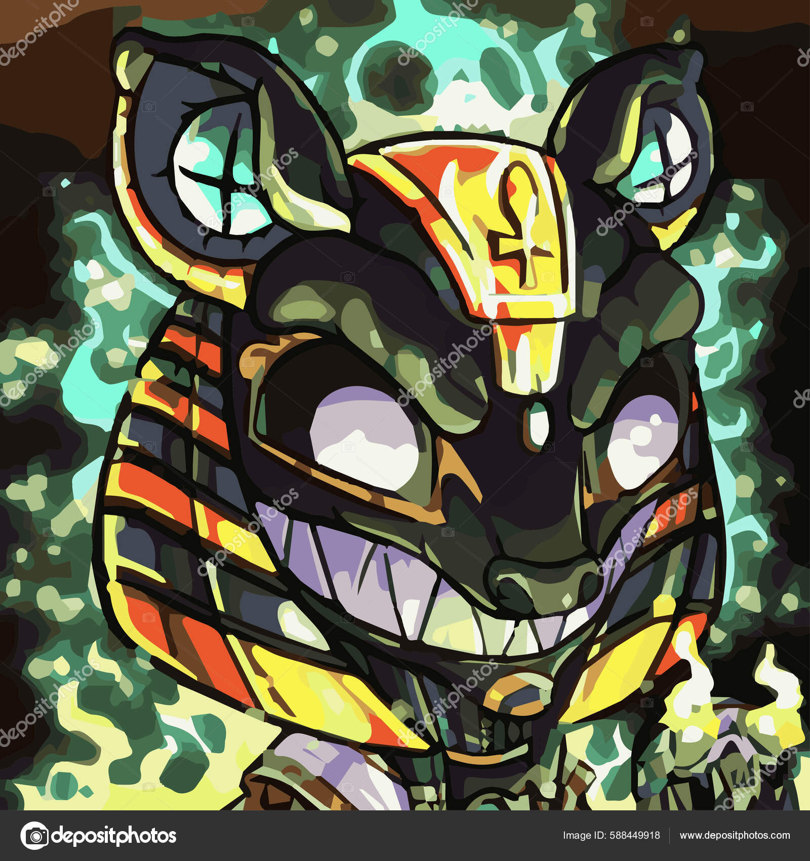 Legendary Karafuru Nft Character Pfp Nfts Vector Illustration vector ...