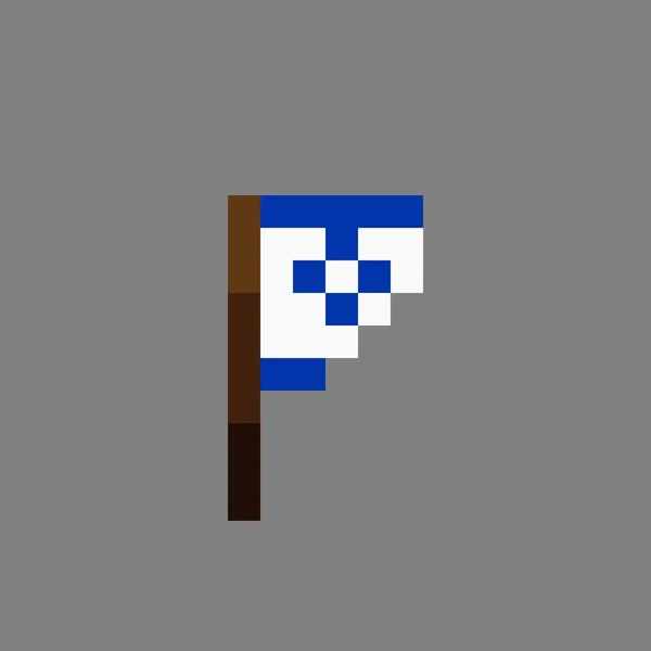 Brazil Flag Pixel Art Vector Illustration Stock Vector Image by ...