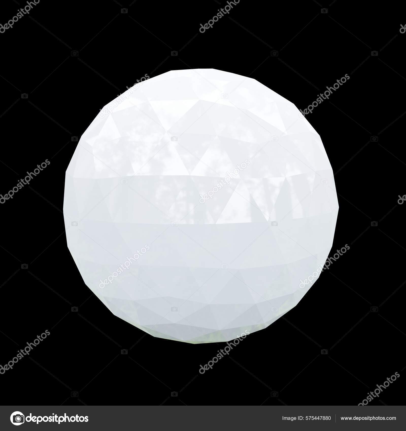 White Decorative Glass Ball Rendering — Stock Photo © Sudakarn ...