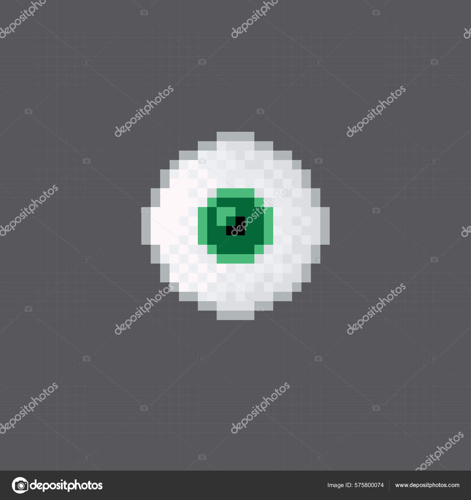 Eye Icon Eye Pixel Art Vector Picture Stock Vector by ©Sudakarn ...
