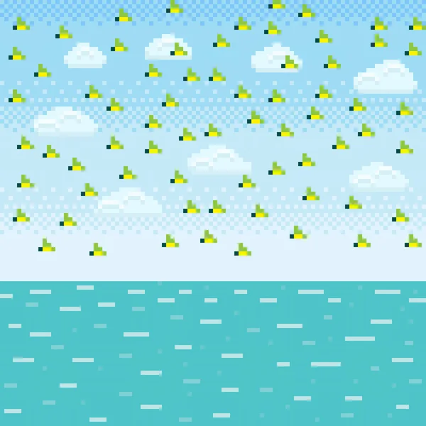 8 bit beach Vector Art Stock Images | Depositphotos
