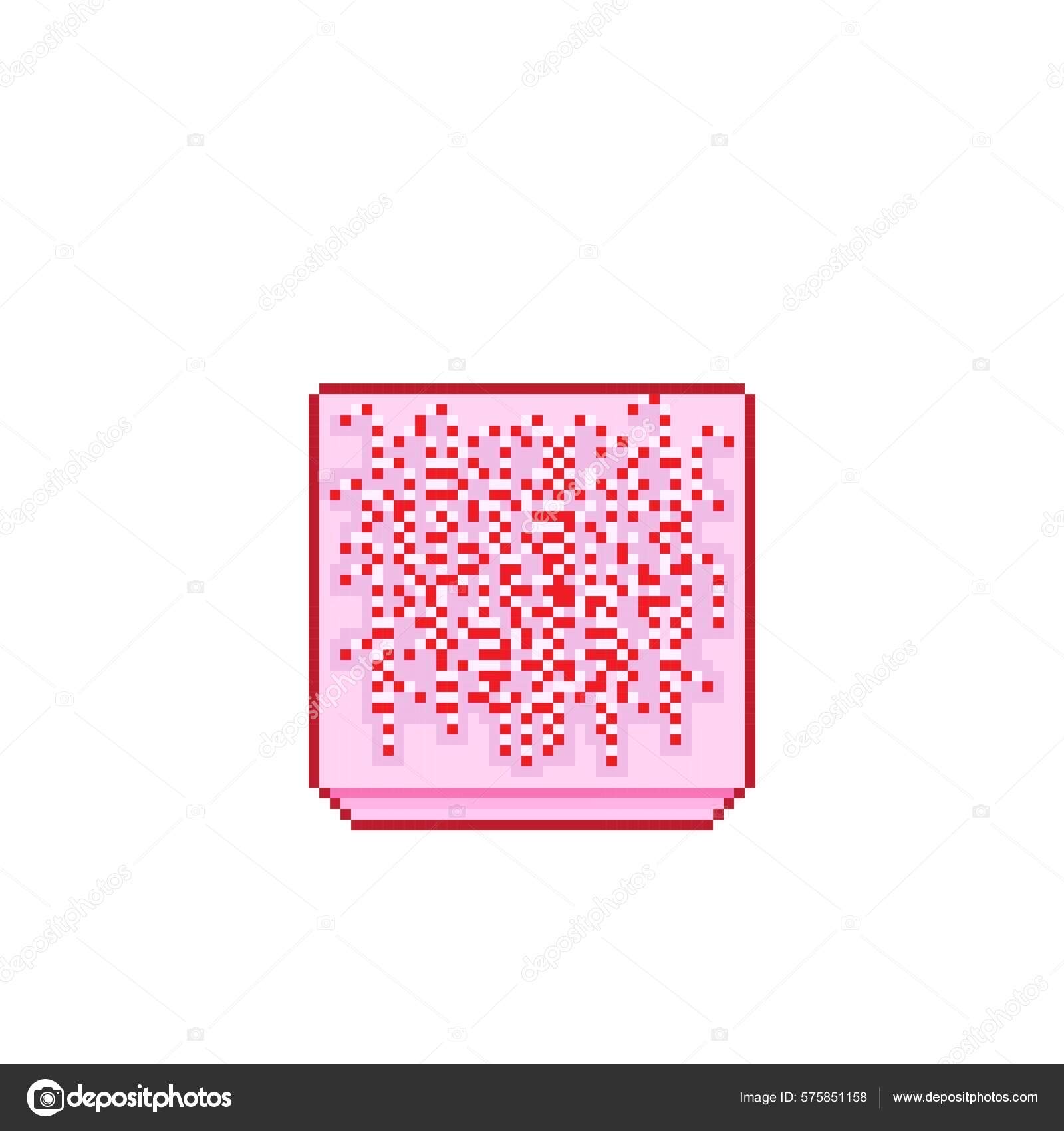 Pixel Candies Games Icons High Detailed Vector Candy Pixel Art Stock ...